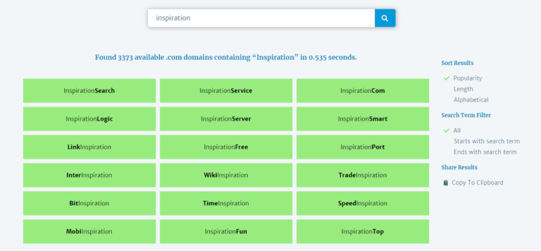 21 Effective Domain Name Tools & Generators | Inspirationfeed