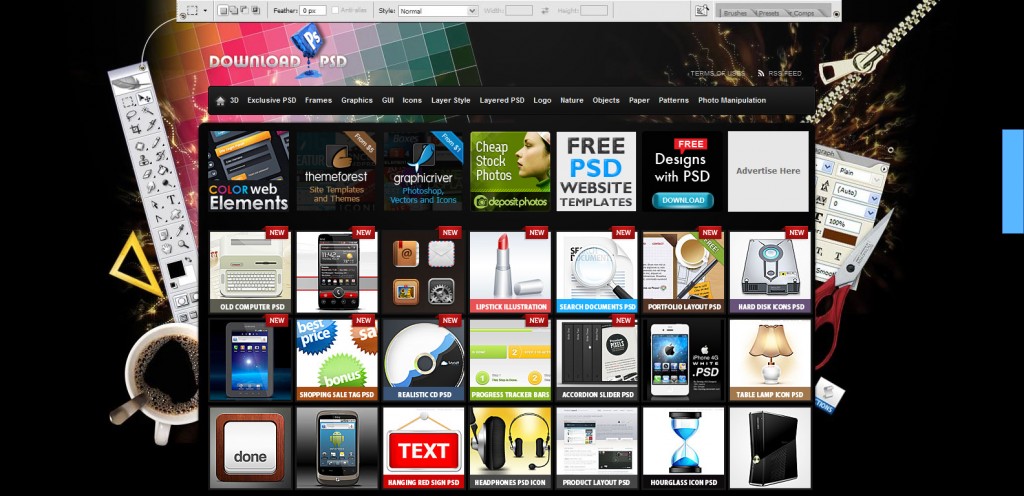 Top 15 Websites to Download Free PSD Files | Inspirationfeed