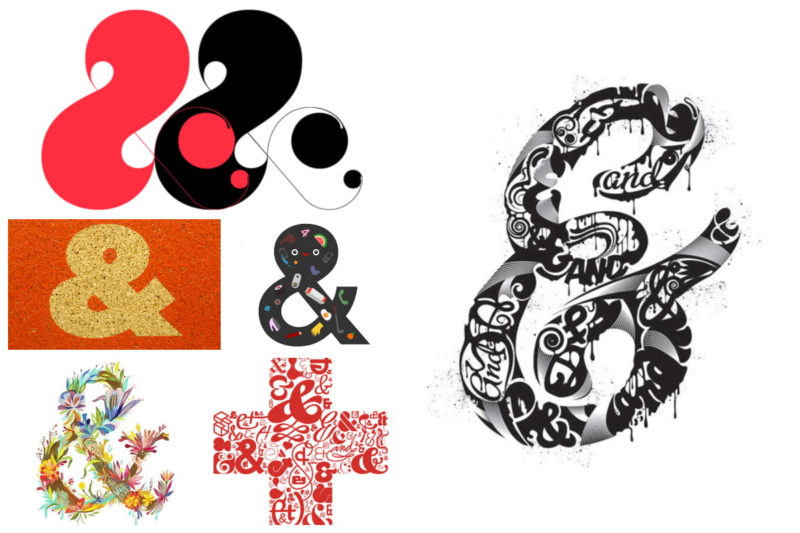 32 Beautiful Ampersand Design Inspirations | Inspirationfeed
