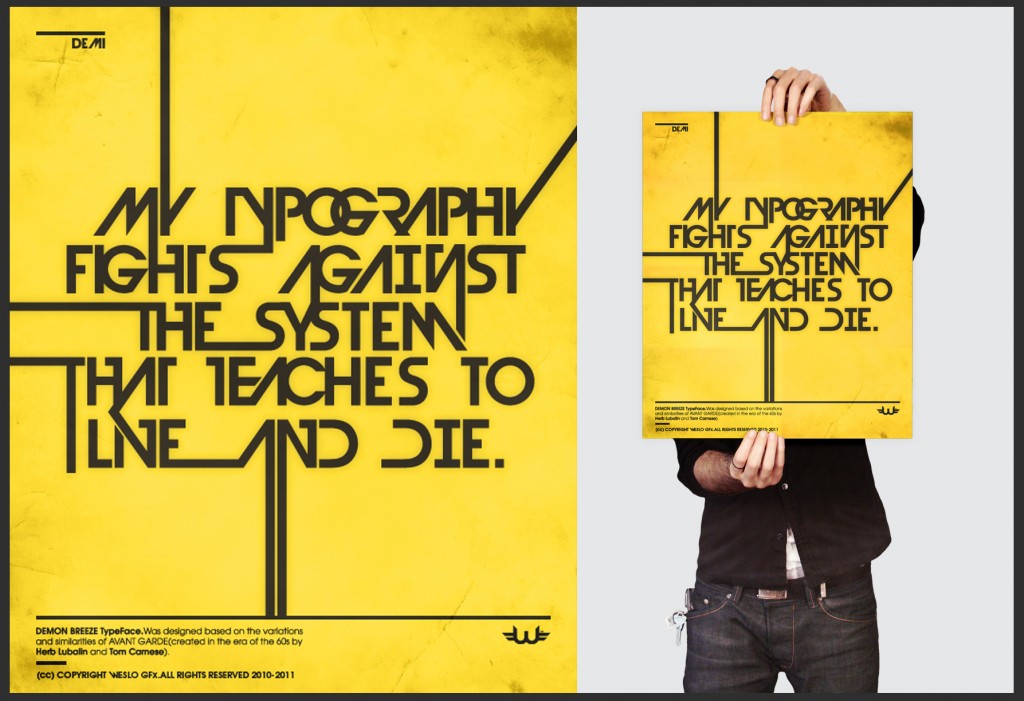 50 Remarkable Examples Of Typography Design #4 | Inspirationfeed