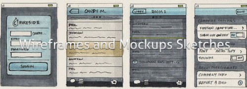 25 Examples of Wireframes and Mockups Sketches | Inspirationfeed