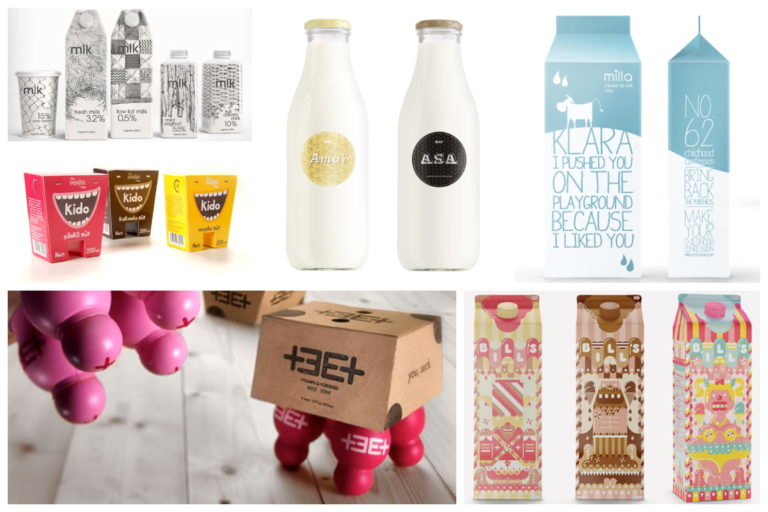 30 Wonderful Examples of Milk Packaging Design | Inspirationfeed