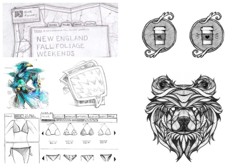 55 Beautiful Sketches for Drawing Inspiration | Inspirationfeed
