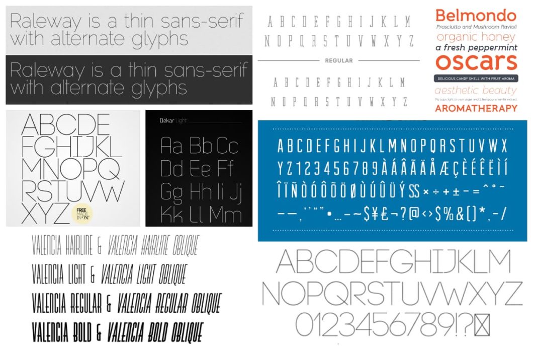 25 Well Crafted Free Minimal Fonts | Inspirationfeed
