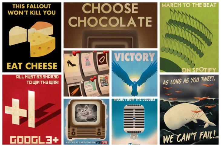 25 Social Media Propaganda Posters by Aaron Wood | Inspirationfeed