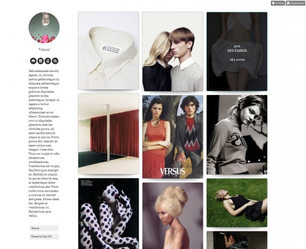45 Free Grid Based Tumblr Themes | Inspirationfeed