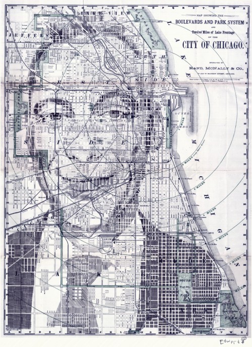 15 Striking Map Portraits by Ed Fairburn | Inspirationfeed
