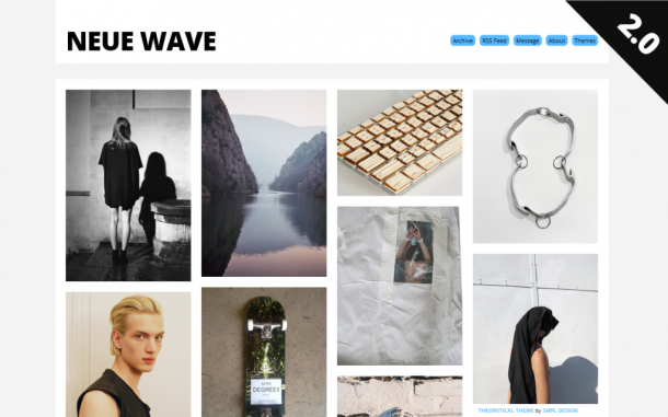 45 Free Grid Based Tumblr Themes | Inspirationfeed