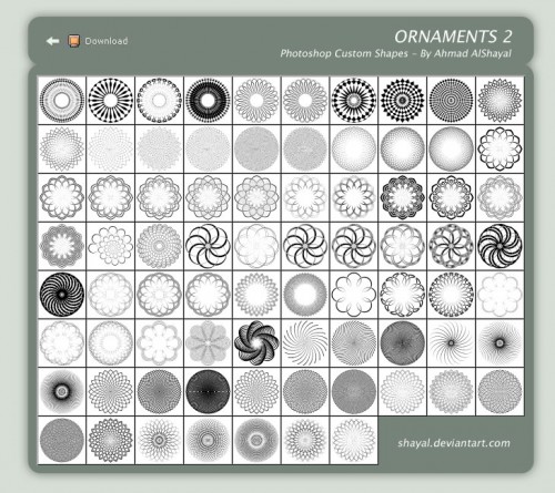 2679+ Free Custom Photoshop Shapes | Inspirationfeed