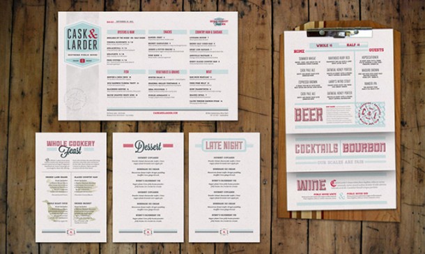 35 Beautiful Restaurant Menu Designs | Inspirationfeed