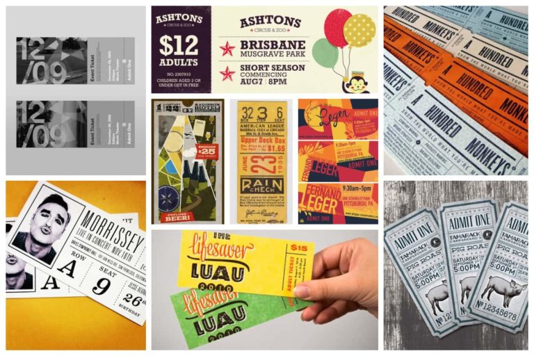 25 Stunning Ticket Designs (Advice & Best Practices Included ...