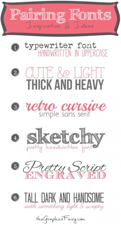 What You Ought to Know About Pairing Fonts | Inspirationfeed