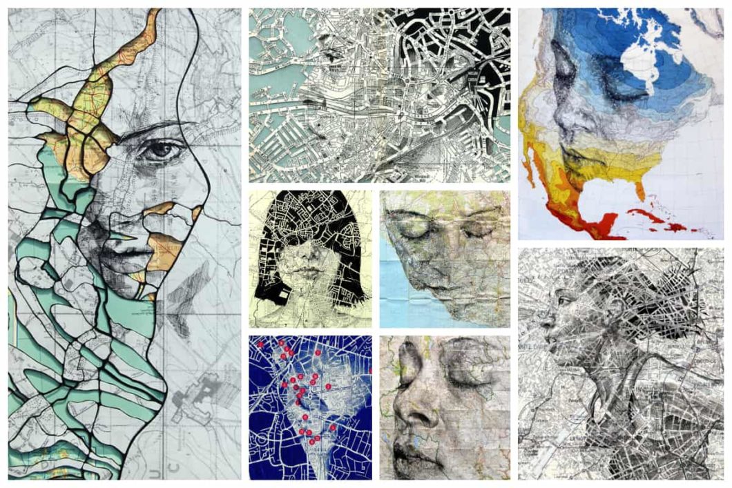 15 Striking Map Portraits by Ed Fairburn | Inspirationfeed