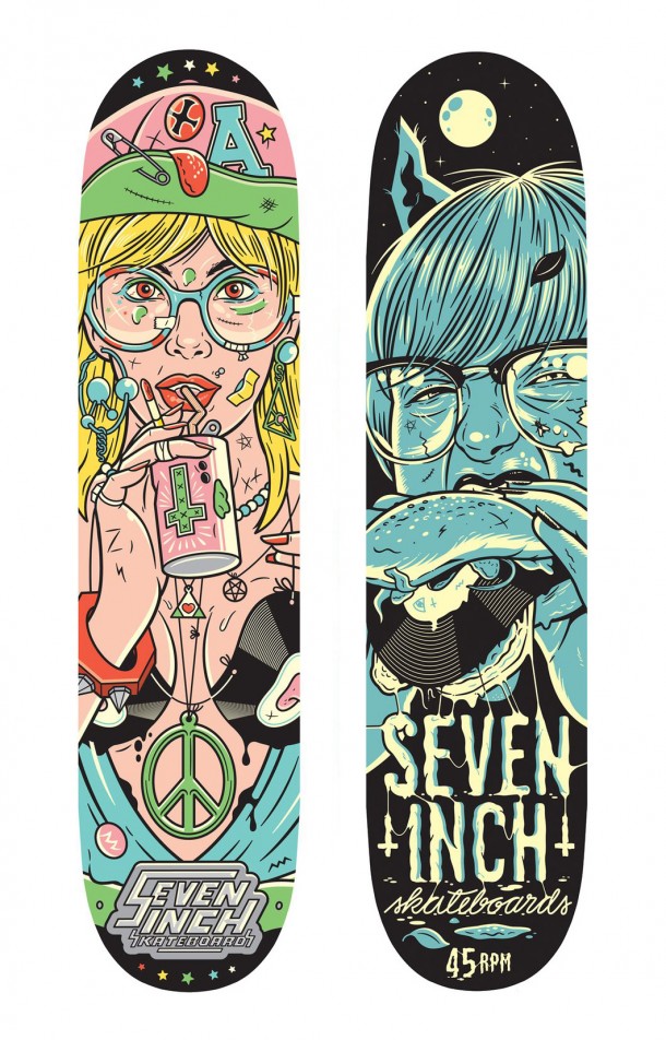 40 Creative Skateboard Deck Designs | Inspirationfeed