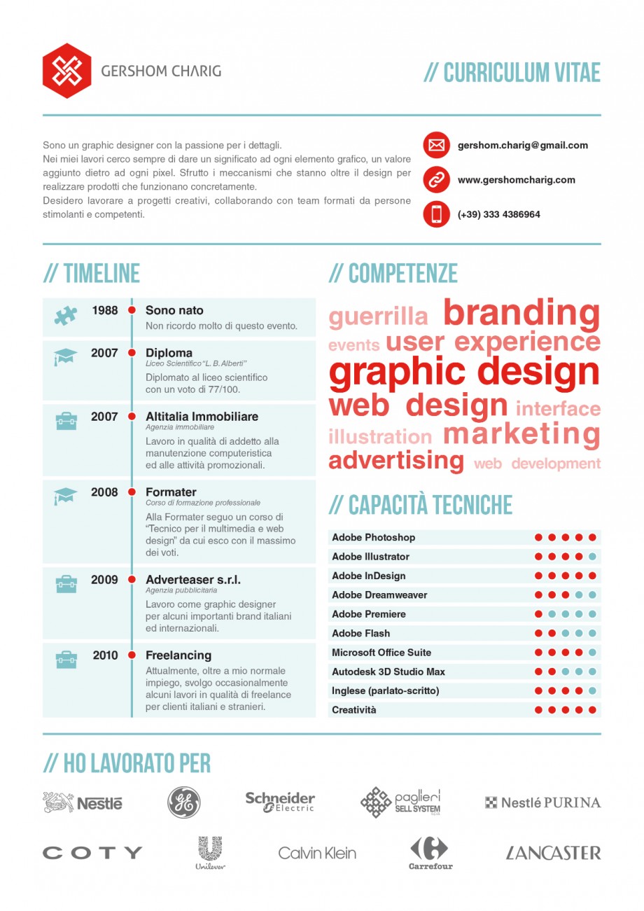 30 Most Visually Creative Resumes You've Ever Seen | Inspirationfeed