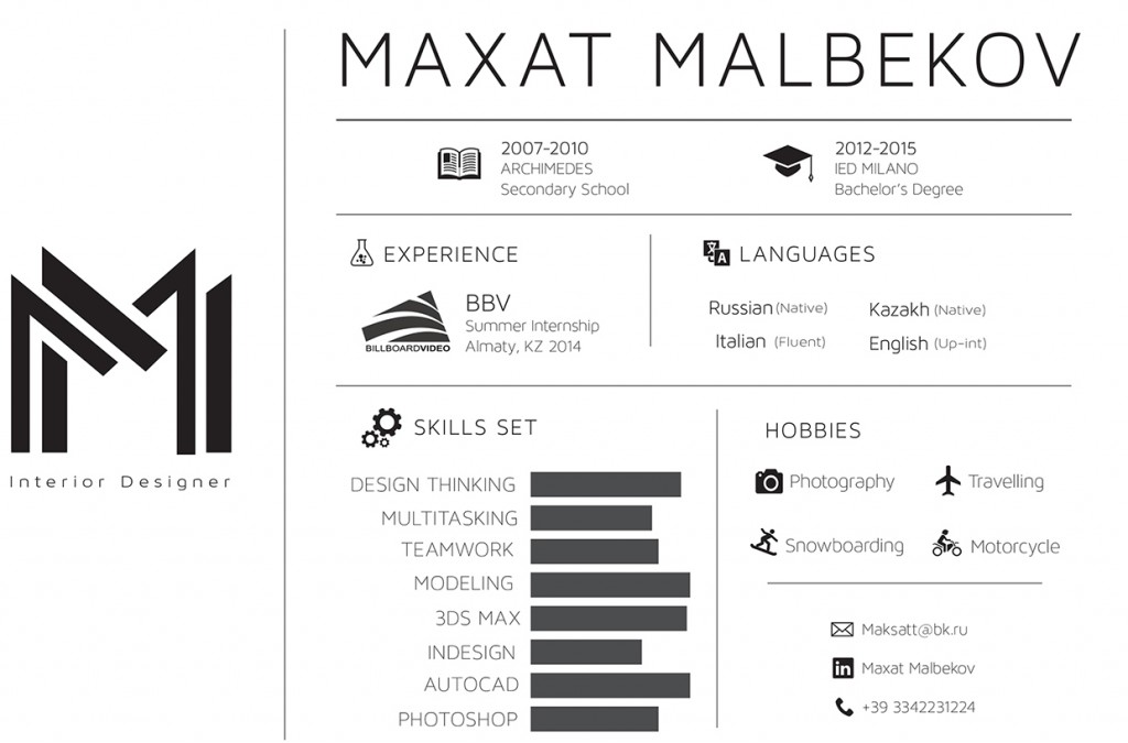 30 Most Visually Creative Resumes You've Ever Seen | Inspirationfeed