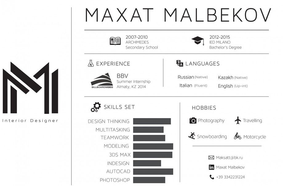 30 Most Visually Creative Resumes You've Ever Seen | Inspirationfeed