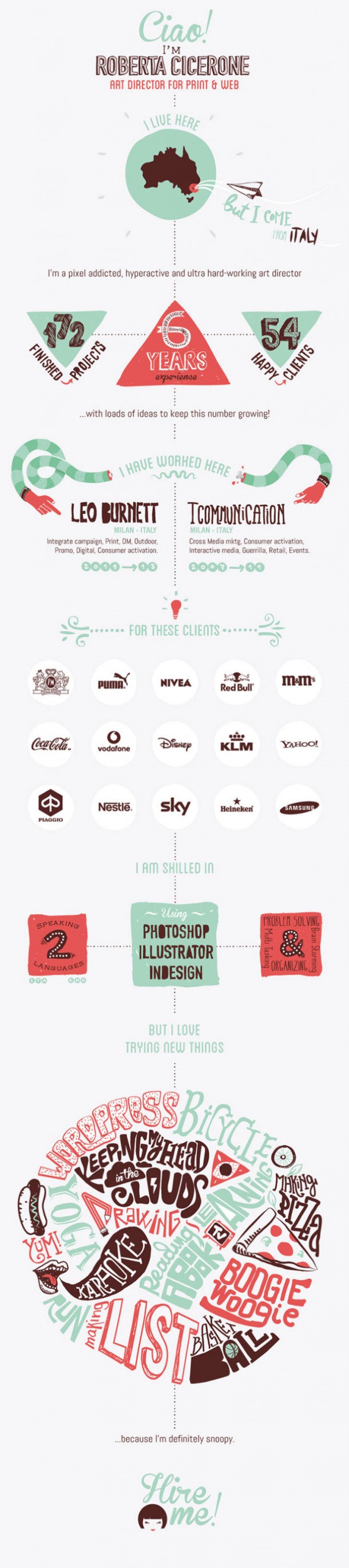 30 Most Visually Creative Resumes You've Ever Seen | Inspirationfeed