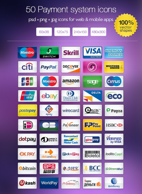 20 Free Credit Card Icon Sets | Inspirationfeed