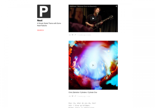 25 Free Minimal Tumblr Themes | Inspirationfeed