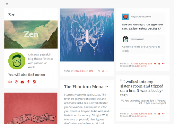 25 Free Minimal Tumblr Themes | Inspirationfeed