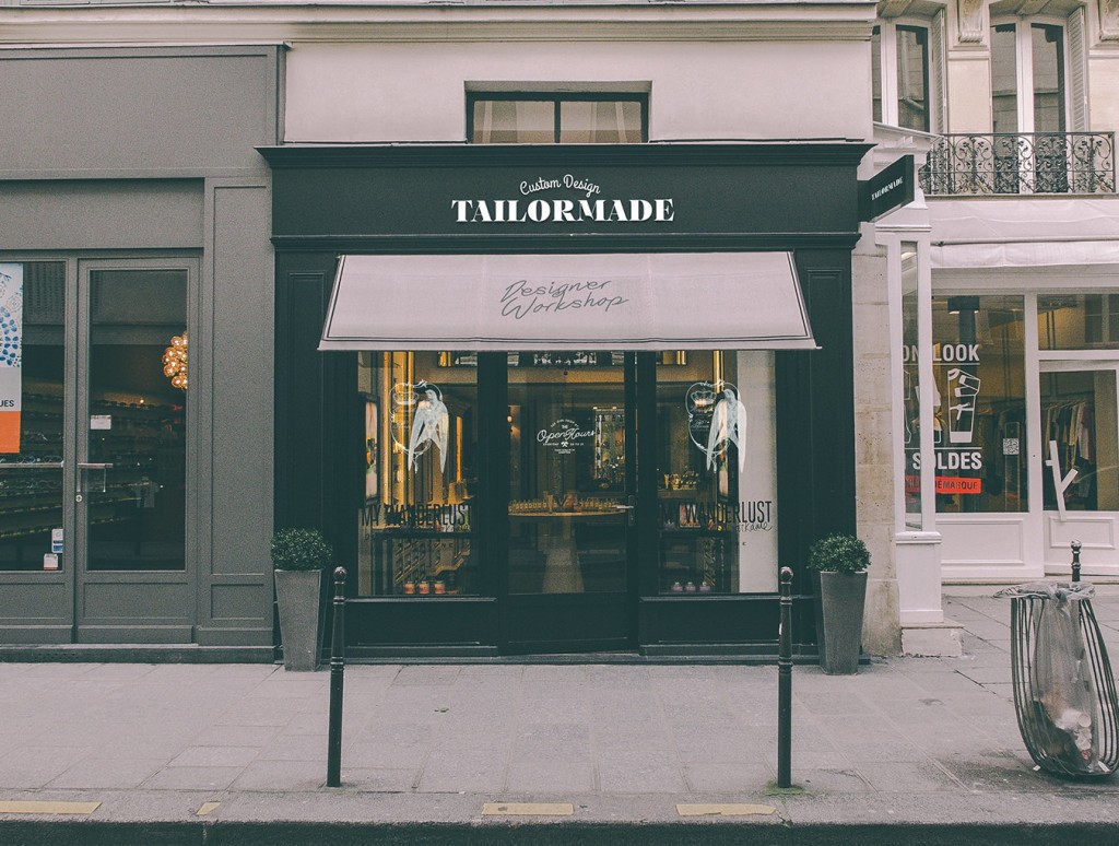 5 Free Store Sign Mockups | Inspirationfeed