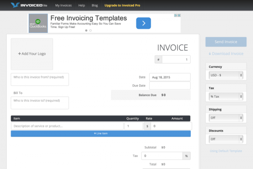 16 Free Invoice Creators & Generators | Inspirationfeed