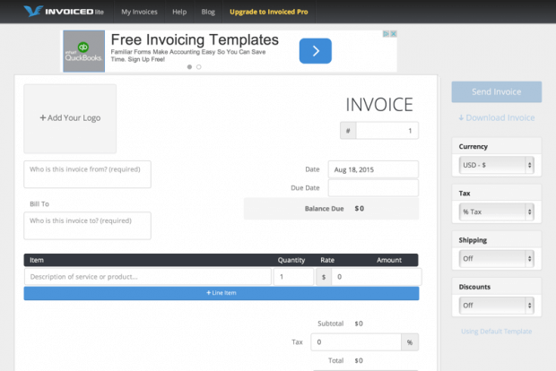 16 Free Invoice Creators & Generators | Inspirationfeed