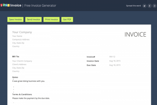 16 Free Invoice Creators & Generators | Inspirationfeed