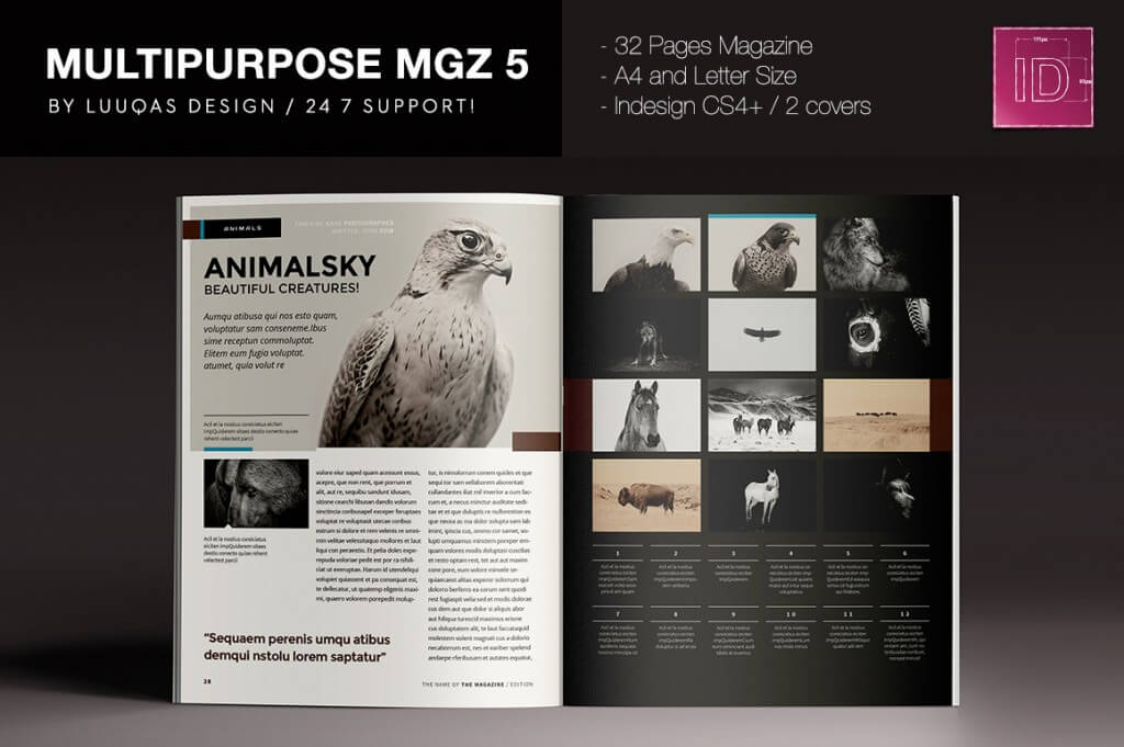 20 Premium Magazine Templates for Professionals - Inspirationfeed