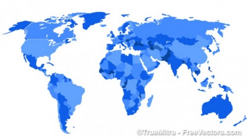 25 Free World Map Vectors and PSDs | Inspirationfeed