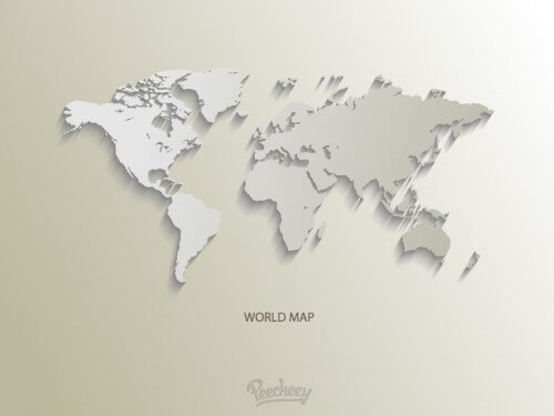 25 Free World Map Vectors and PSDs | Inspirationfeed