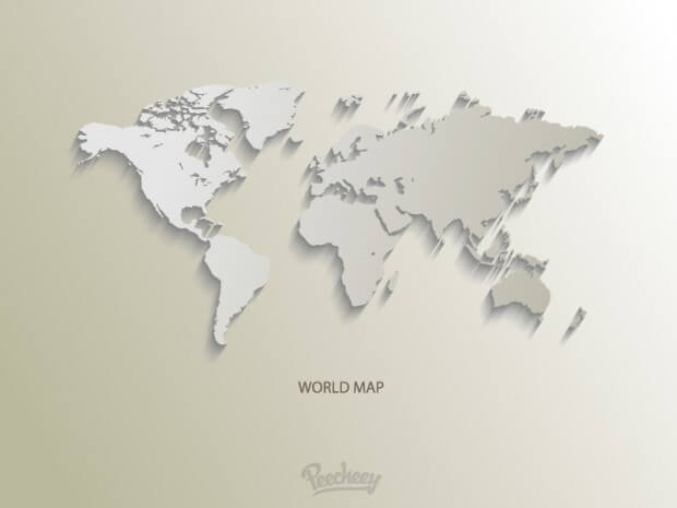 25 Free World Map Vectors and PSDs | Inspirationfeed