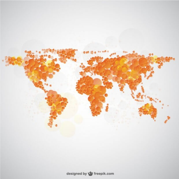 25 Free World Map Vectors and PSDs | Inspirationfeed
