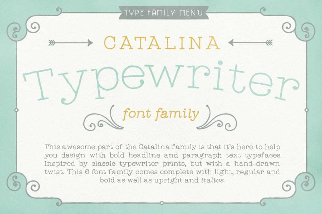 20 Exceptional Typewriter Fonts | Inspirationfeed