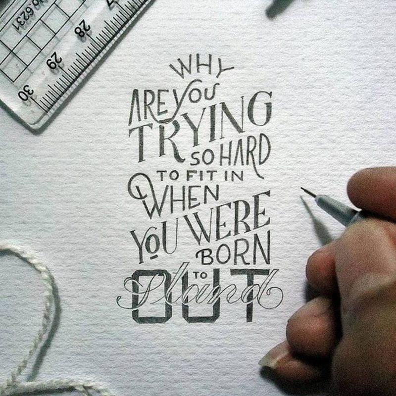 30 Incredible Hand Letterings from Instagram Artists | Inspirationfeed