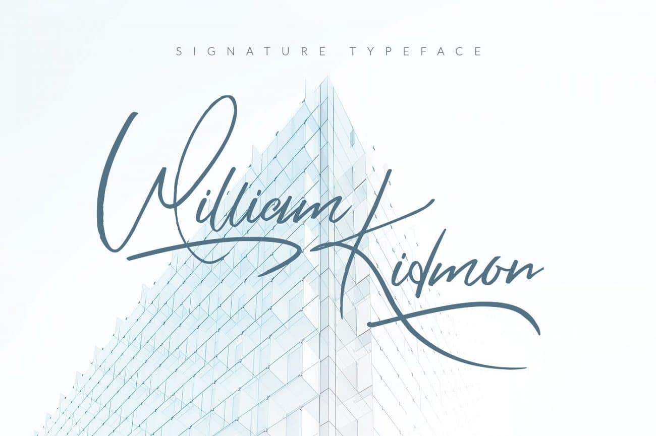 49 Signature Fonts to Improve Your Designs | Inspirationfeed