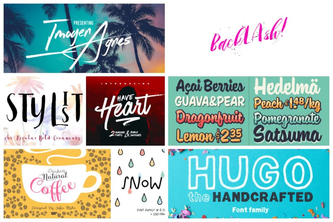 20 Cool Handwritten Fonts for Your Designs | Inspirationfeed