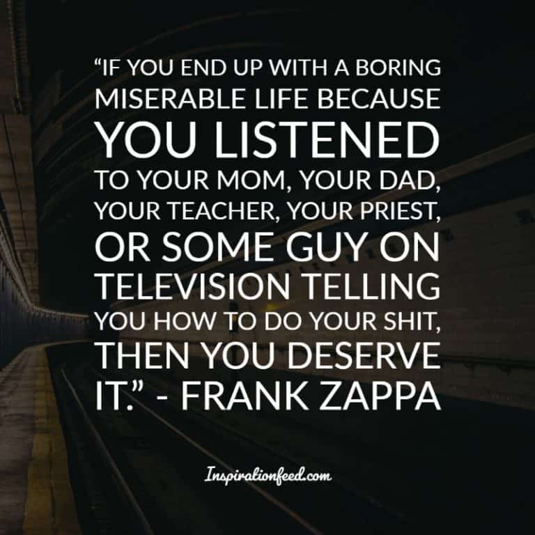 35 Frank Zappa Quotes on Music, Life, and Everything in Between ...
