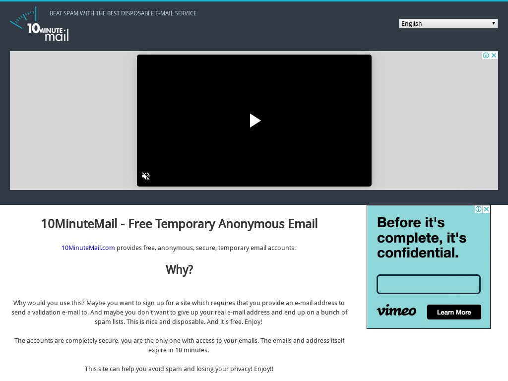 10 Temporary Email Services To Help You Avoid Spam | Inspirationfeed