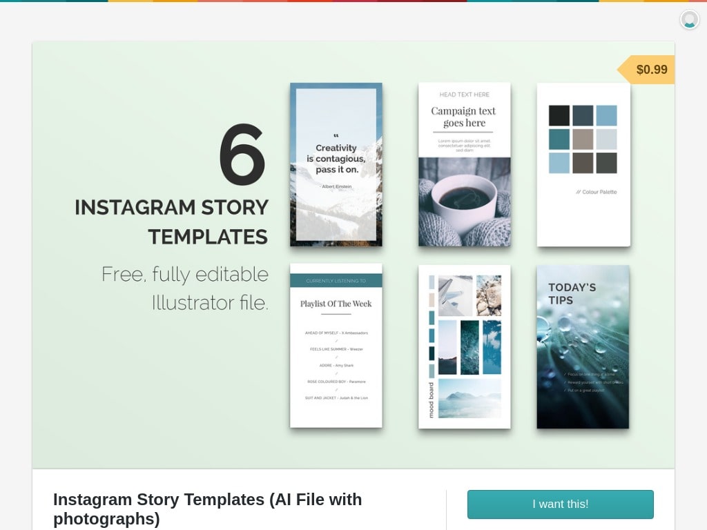 30 Free Instagram Story Templates and Generators | Inspirationfeed