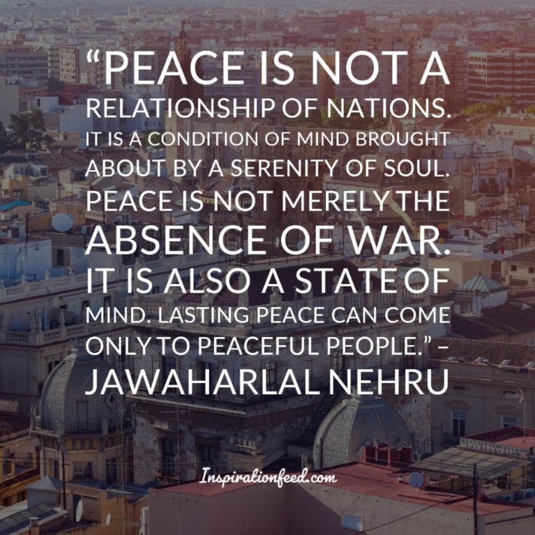 146 Peace Quotes to Achieve Inner Peace | Inspirationfeed