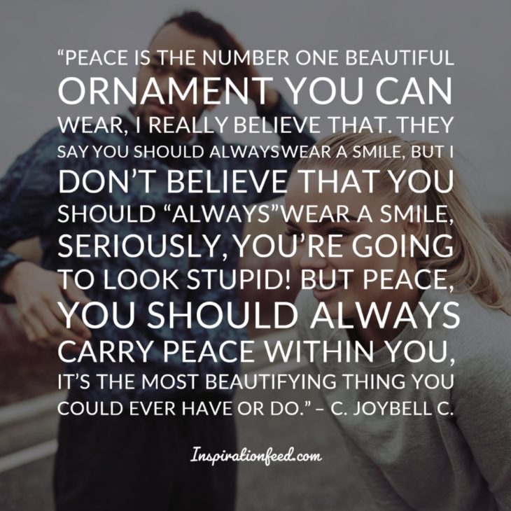 146 Peace Quotes to Achieve Inner Peace | Inspirationfeed