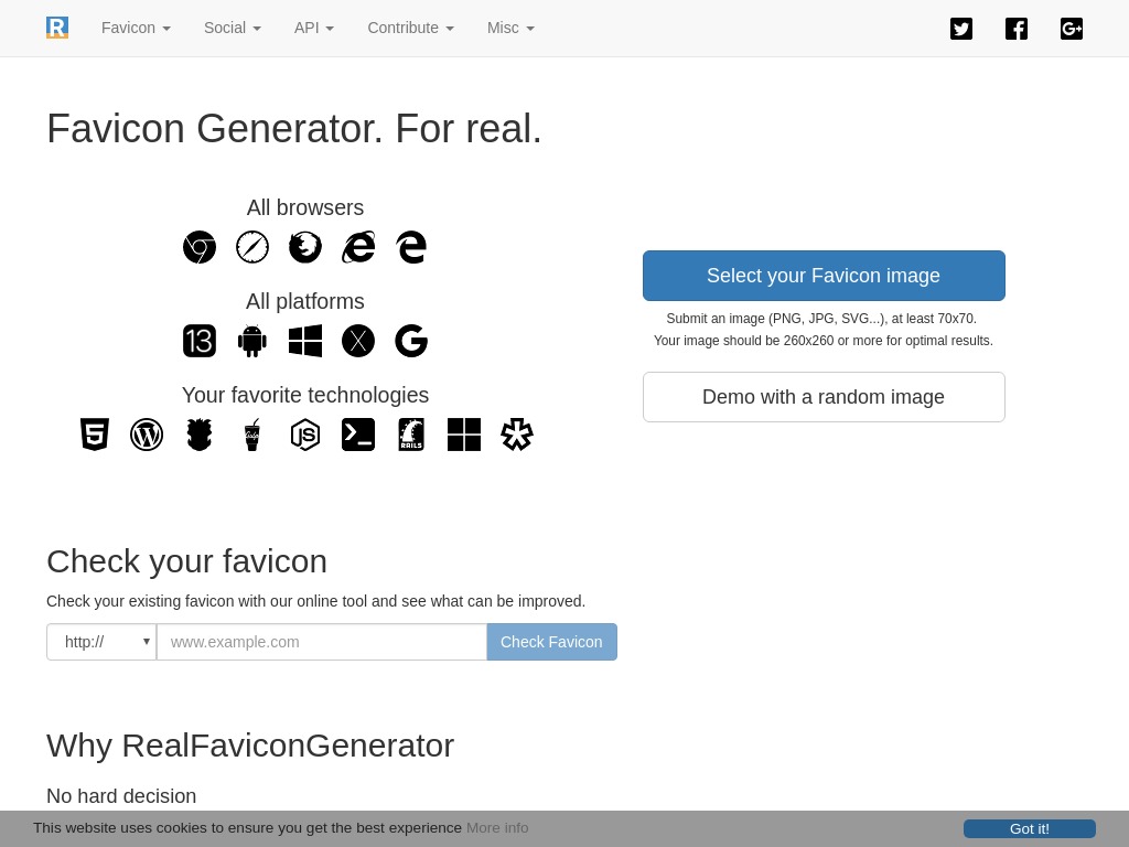 10 Efficient and Reliable Favicon Generators | Inspirationfeed