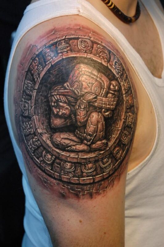 35 Aztec Tattoo Ideas for the Warrior in You | Inspirationfeed