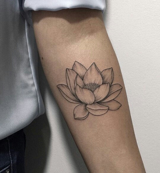 30 Beautiful Lotus Flower Tattoo Ideas - Inspirationfeed