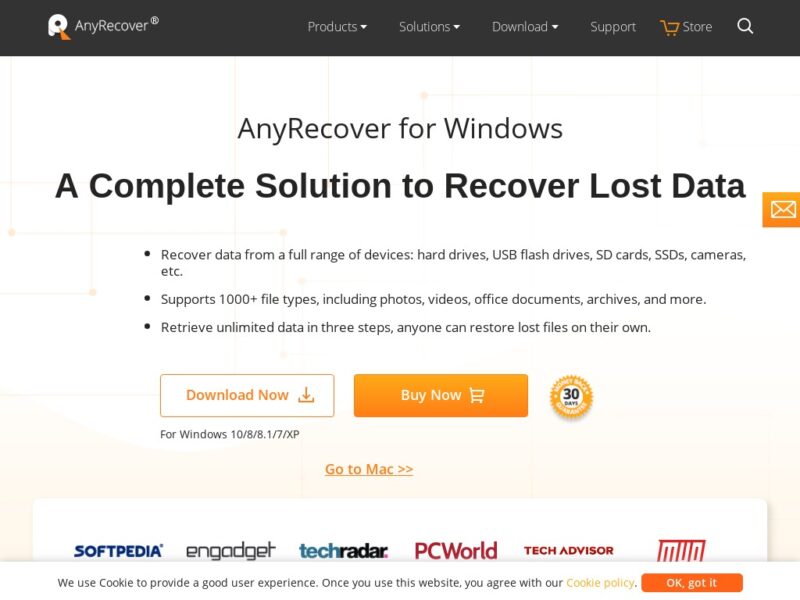 How To Get Back Your Lost Data with Anyrecover Data Recovery ...