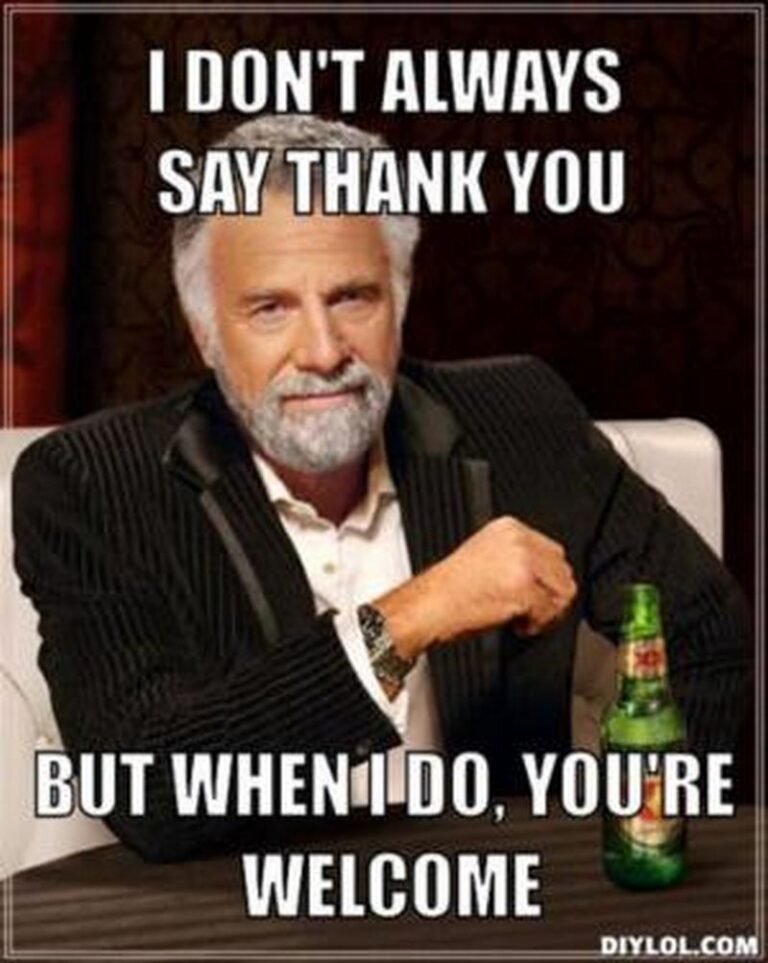 45 Hysterical Thank You Memes To Express Your Appreciation ...