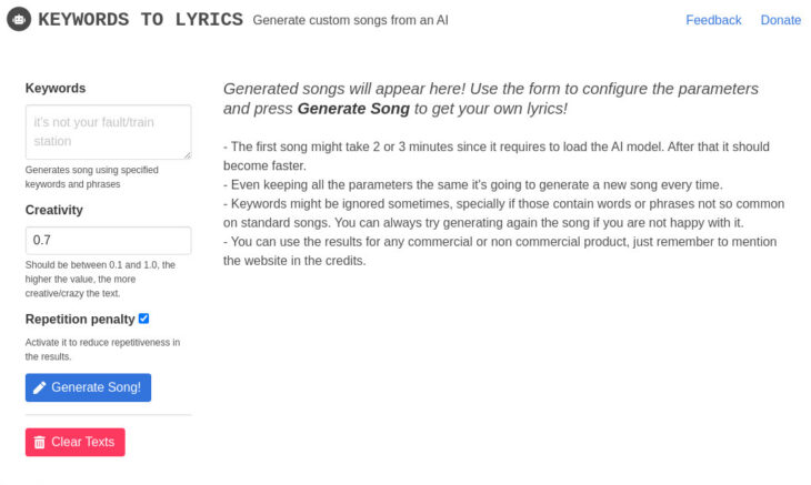 10 AI Lyrics Generators to Help Musicians Beat Creative Blocks | Inspirationfeed