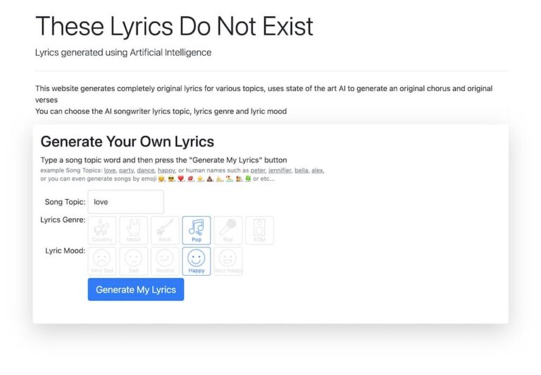 10 AI Lyrics Generators to Help Musicians Beat Creative Blocks ...